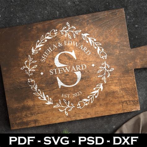 Cutting Board Svg Etsy