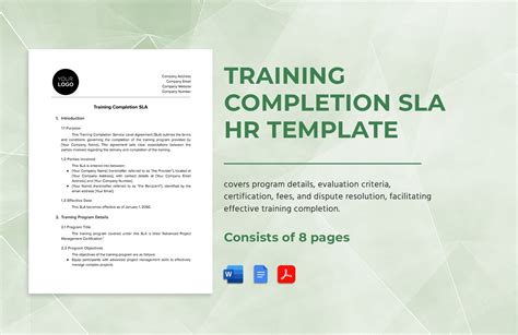 Leadership Training Completion Certificate Hr Template In Word Pdf