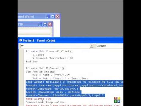 Winsock GET Packet VB6 YouTube