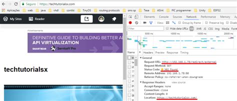 Esp32 Arduino Server External And Internal Redirects Techtutorialsx