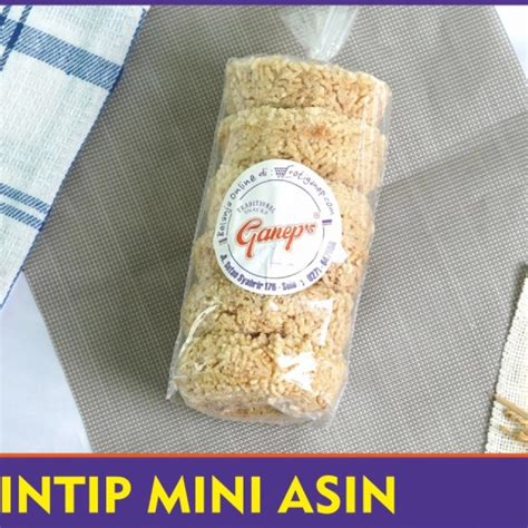 Jual Intip Mini Asin Snack Camilan Renyah Oleh Oleh Khas Solo