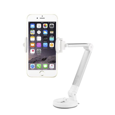 Adjustable Phone Stand Gvdv Foldable Desk Phone Mount Sturdy Cradle With Strong Suction Cup
