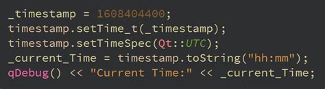 Force Qdatetimetostring To Display Utc Time Qt Forum