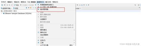 Dbeaver通用数据库管理 连接dm8 数据库及其配置dbeaver连接dm8 Csdn博客