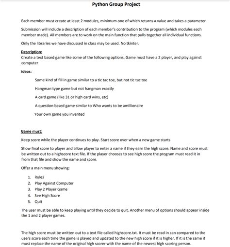 Solved Please Code This In Python Only Make The Program As