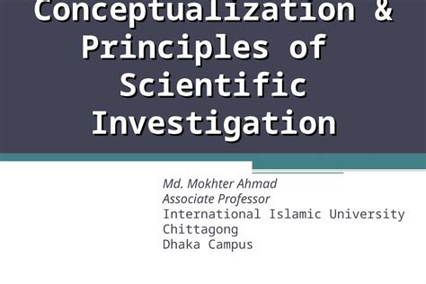 Ppt Lecture01 Science Conceptualization And Scientific Principles Dokumentips