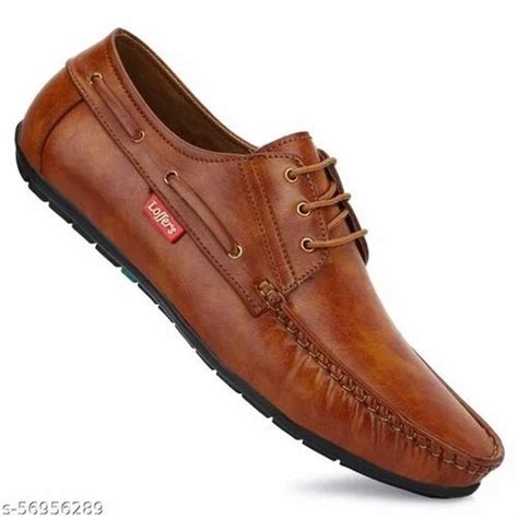 Elpee Mens Derby Synthetic Leather Loafers Ind 10 Leather Loafers