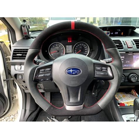 【小鳥的店】速霸陸 Impreza Xv Subaru 麂皮牛皮款 變形蟲 方向盤 配件改裝 蝦皮購物