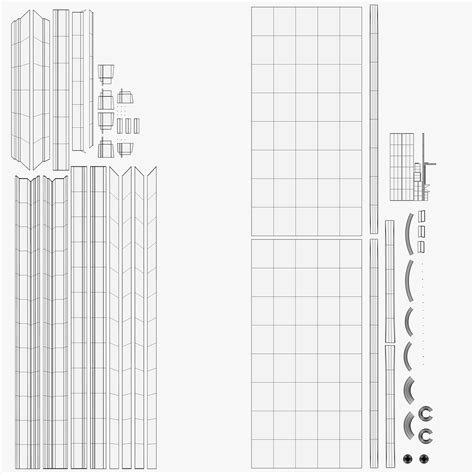 프레임이있는 플러시 도어 3d 모델 5 Blend Unknown Obj Fbx Free3d