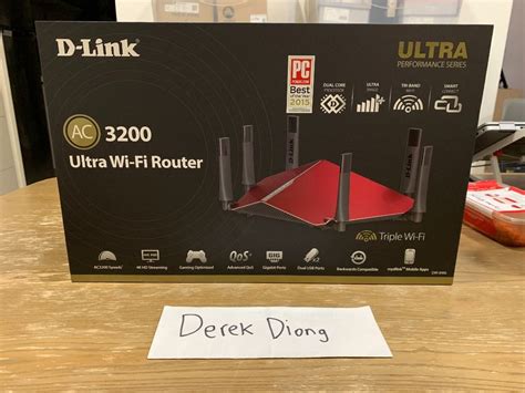 D Link Ac3200 Ultra Tri Band Wi Fi Router Dir 890l Computers And Tech