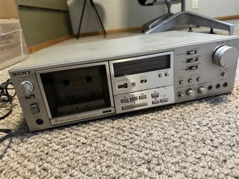 Vintage Sony Tc K75 Silver Stereo Cassette Deck £5536 Picclick Uk