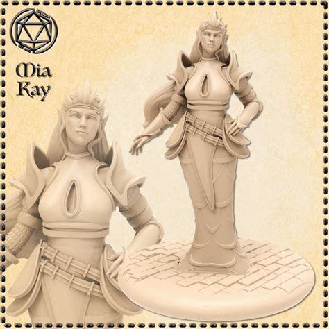 3d Printable Dark Elf High Class By Mia Kay