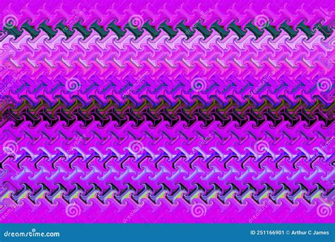Abstract And Contemporary Digital Art Pattern Design Stock Illustration