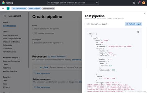 Elasticsearch：ingest Pipeline 使用示例 解析常用日志格式pipeline 邮件内容 日志 Csdn博客