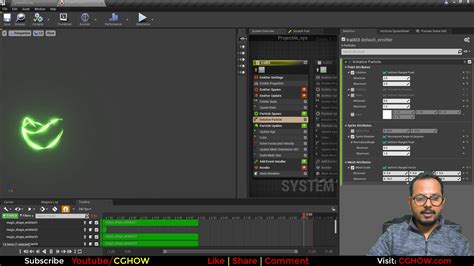 projectile effect ue4 niagara tutorials cghow ashif ali