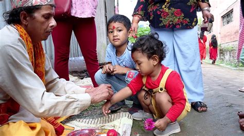 भक्तपुरमा मनाइयो जनैपूर्णिमा तस्बिरहरू बाह्रखरी Baahrakhari