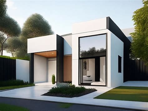 Premium Photo Minimalist Houses With Various Architectural Styles