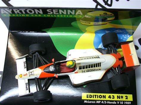 F1 AYRTON SENNA McLaren MP 4 5 Honda V10 1989 MINICHAMPS 1 43 Aukro