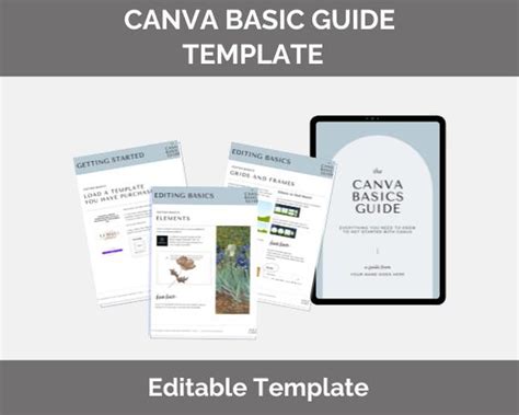 Canva Basic Guide Planner Canva Design Learning Guide For Creators