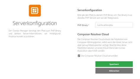 Contao Installieren Quickstart Contao Handbuch