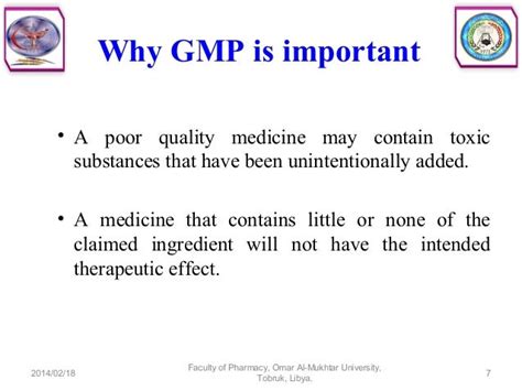 Good Manufacturing Practices For Pharmaceuticals