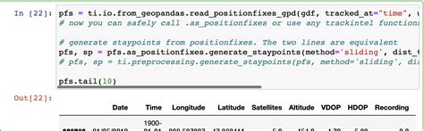 Error Raised In Generatetriplegs · Issue 464 · Mie Labtrackintel