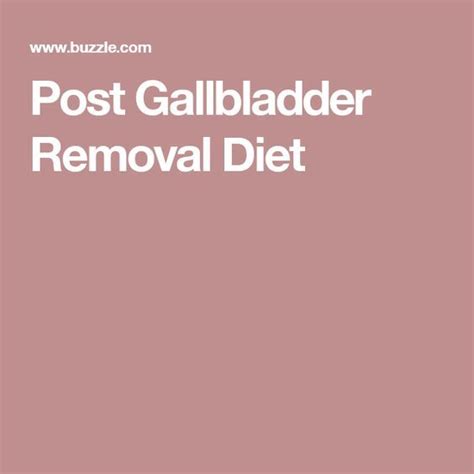 Gallbladder Removal Diet Foods To Eat And Avoid After Cholecystectomy