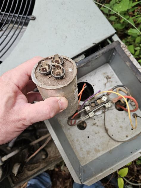 Cant Find A Match For This Hvac Capacitor Online It Was Installed In