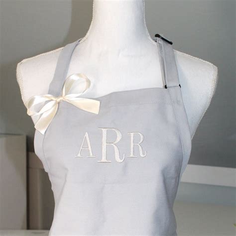 Monogrammed Aprons Etsy