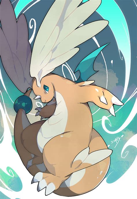 Kokodari Dragonite Mega Dragonite Nintendo Pokemon Highres Claws