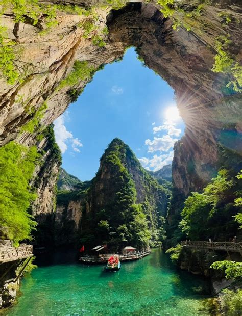 หุบเขาปาเฉวียนแห่งแกรนด์แคนยอนเทือกเขาไท่หาง Baquan Gorge Taihang