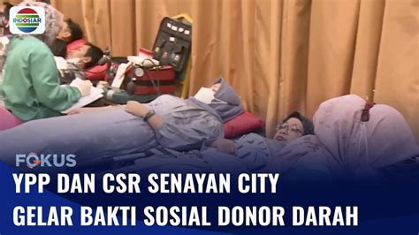 Ypp Dan Csr Senayan City Bersama Pmi Tangsel Gelar Bakti Sosial Donor Darah Di Mall Sency