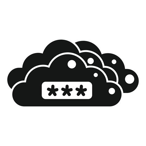 Data Cloud Password Recovery Icon Simple Vector Page Log 14859646 Vector Art At Vecteezy