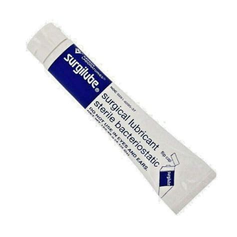 Surgilube Lubricating Jelly Sterile 425 Oz Flip Top Tube Pack Of 2