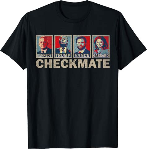 Trump Vance Kennedy Gabbard Checkmate Election Republican T Shirt Buy