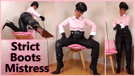 Strict Boots Mistress Reinaleather Clips Sale