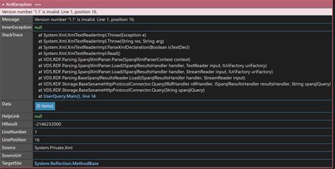 C Dotnetrdf Allegrographconnector Xml Error When Querying Stack