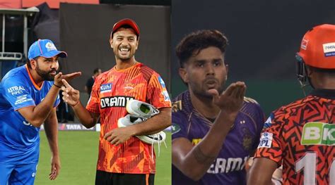 Viral Pic Rohit Sharma Teases Mayank Agarwal With Flying Kiss To
