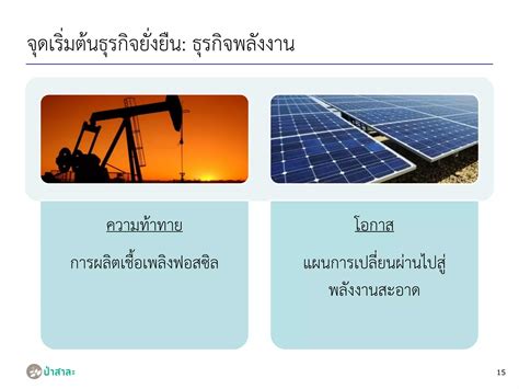 จาก Sdgs ถึง Cop21 โอกาสและความท้าทายของธุรกิจไทย Ppt