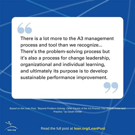 Learn About Problem Solving A3 Process Lean Enterprise Institute Posted On The Topic Linkedin