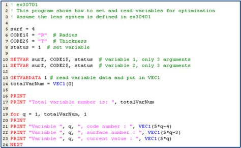 Zemax Programming Language 37 Optimization Open Source Photonics