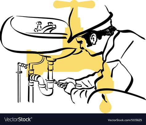 Plumber Royalty Free Vector Image Vectorstock