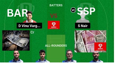 Bar Vs Ssp Dream11 Prediction Bar Vs Ssp Today Dream11 Team 2023