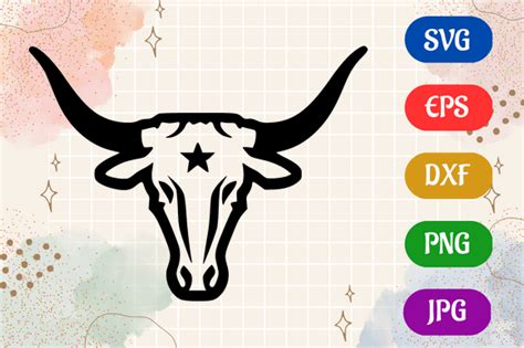 9 Texas Longhorn Head Svg Designs And Graphics