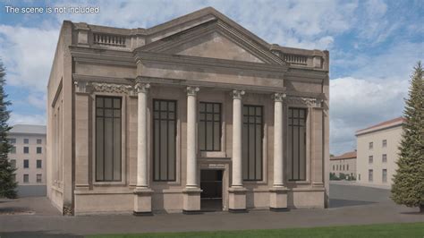 Classical Building Model Turbosquid 2324010