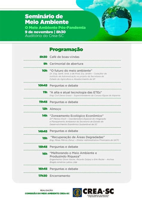 SeminÁrio De Meio Ambiente O Meio Ambiente ApÓs Pandemia Em