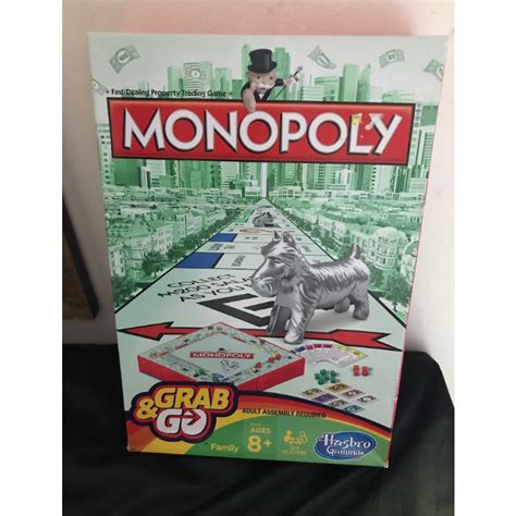 Jogo Monopoly Grab E Go Tabuleiro Compacto Shopee Brasil