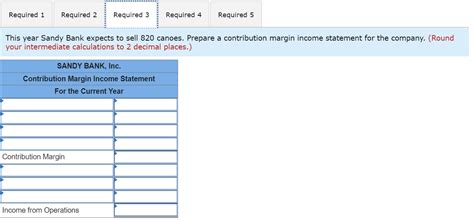 solved e6 5 static calculating contribution margin and