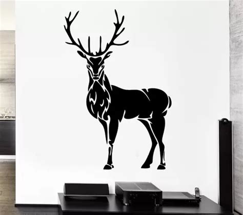 Vinilo Decorativo Venado Sala Cuotas Sin Interés