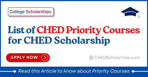 Ched Scholarship 2025 Is Open To Apply Ched Scholarship